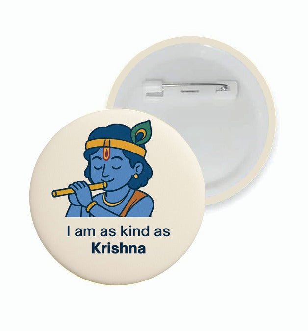 Krishna Pin Badge for kids | Shri Krishna Brooch for Kids – Mummas ...